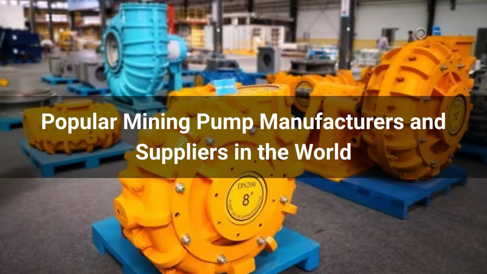 10 Popular Mining Pump Manufacturers and Suppliers - Hongyuan